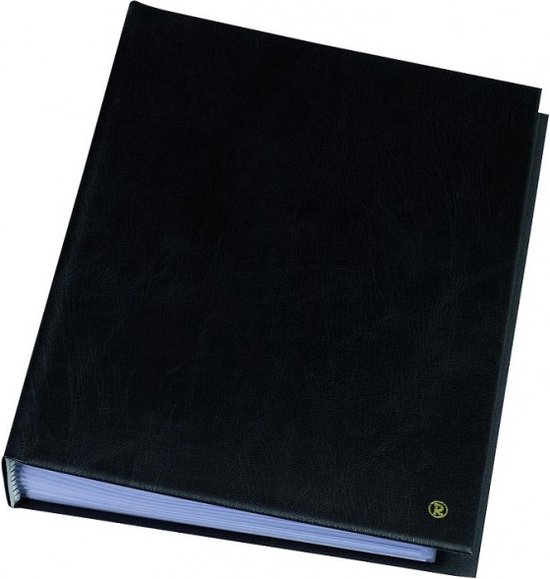 Rillstab Showmap A4 - met 120 tassen - zwart - showalbum - presentatiemap - waterdicht | bol