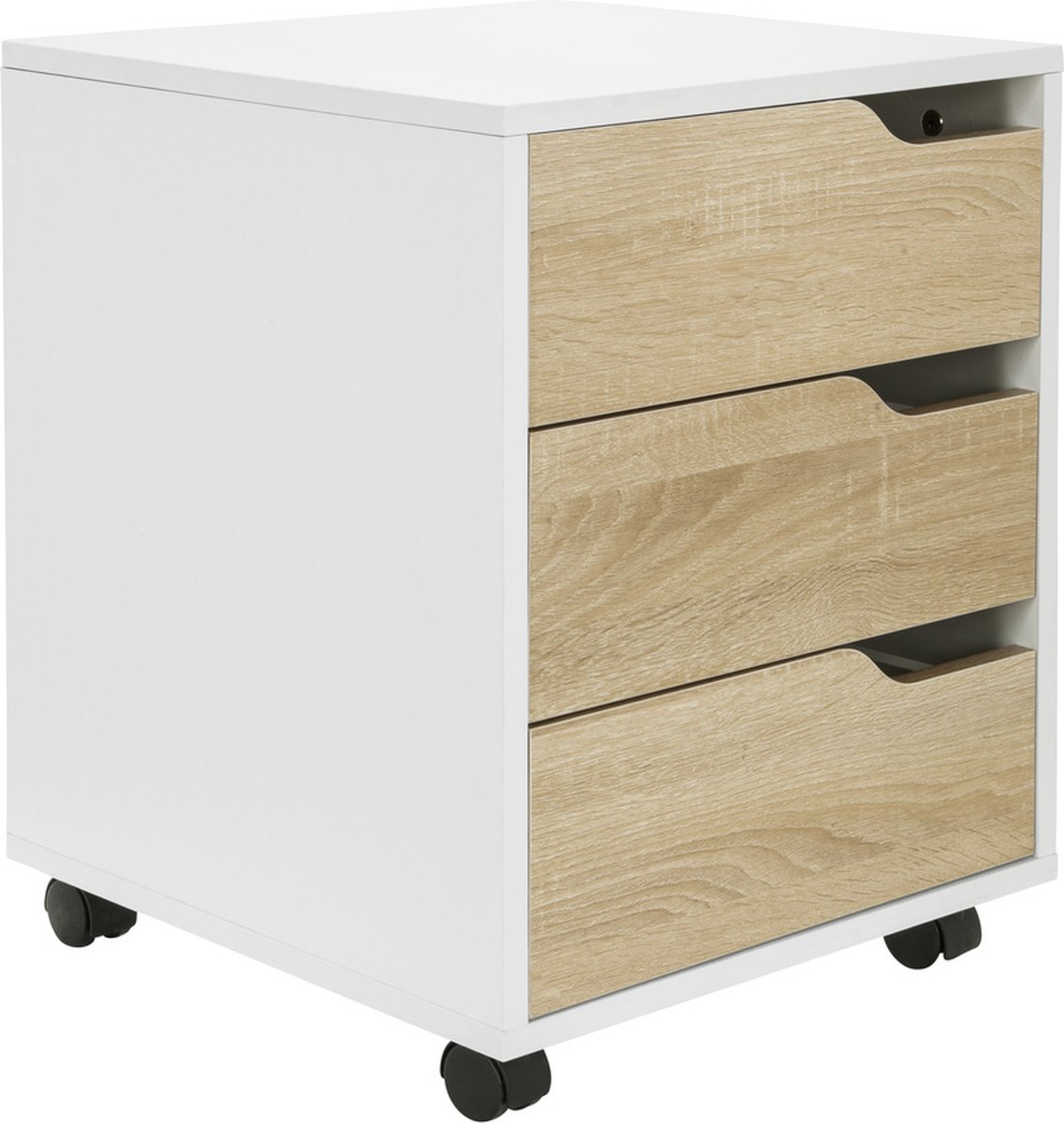 ORGANISER I - Ladeblok Licht Eiken/Wit | bol.com