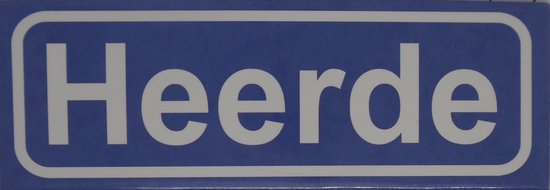 Koelkast magneet plaatsnaambord Heerde. | bol