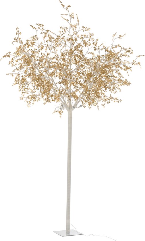 J-Line Boom Blaadjes Gli+Led Metaal Goud Extra Large | bol.com