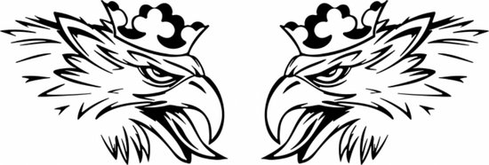 autosticker scania vrachtwagensticker griffin zwart 15x10 2 stuks | bol.com