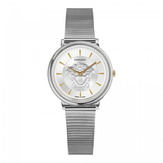 Versace VE8102019 horloge vrouw - Roestvrij Staal - zilver | bol