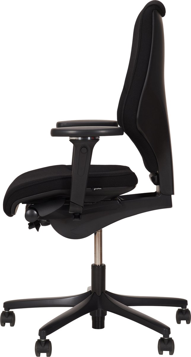 Bureaustoel Giroflex 64-3578 - Stof Zwart Gaja Classic GA60999 ...