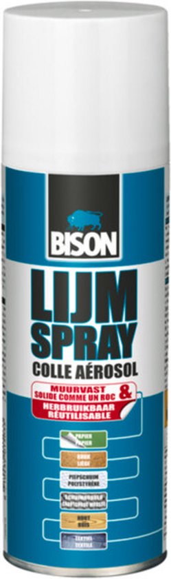 Bison Lijmspray 200ml - Heavy Duty & Universal | bol