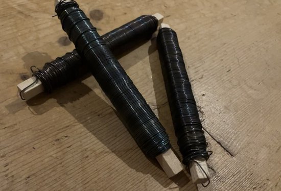 3x IJzerdraad - IJzerdraad hobby - Wikkeldraad - Binddraad - Extra dun ...