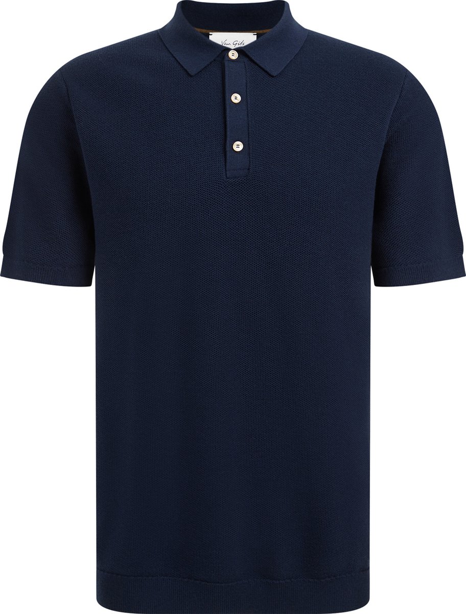 WE Fashion Heren polo met structuur | bol.com