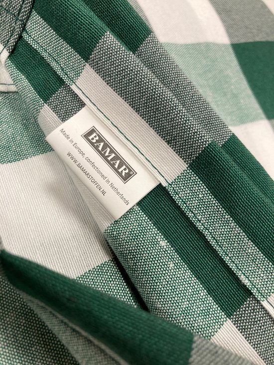 Geruit Tafelkleed Grote ruit groen 140 x 360 - boerenbont - picknick ...