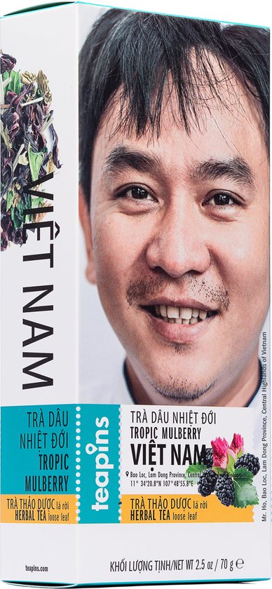 Teapins Herbal Tea Tropic Mulberry tropische vruchten thee Vietnam ...