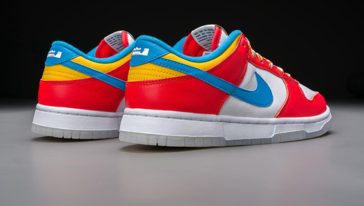 Nike Dunk Low QS LeBron James Fruity Pebbles DH8009-600 Maat 40.5 Kleur ...