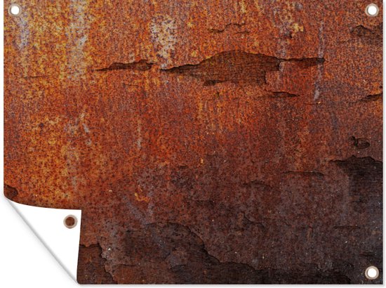 Tuin decoratie Roest - Vintage - Staal - 40x30 cm | bol.com