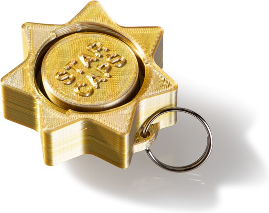 Star Caps - Universele dop - Goud/Zilver - Festival - Flessendop | bol