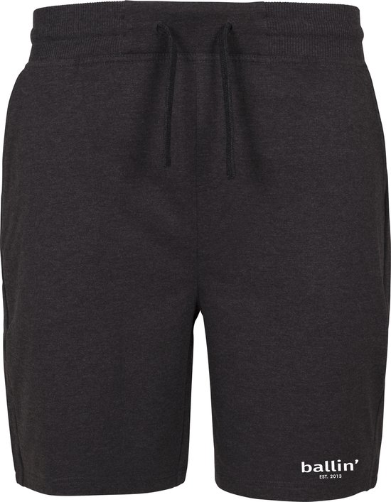 Ballin Est. 2013 - Heren Shorts Small Logo Jogging Short - Grijs - Maat ...