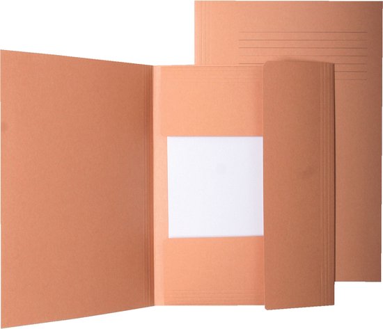 Dossiermap Quantore ICN1 folio chamois | 50 stuks | bol