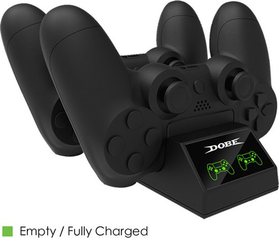 Dobe - Oplaadstation voor PS4 - Voor 2 controllers - Playstation 4 Slim ...