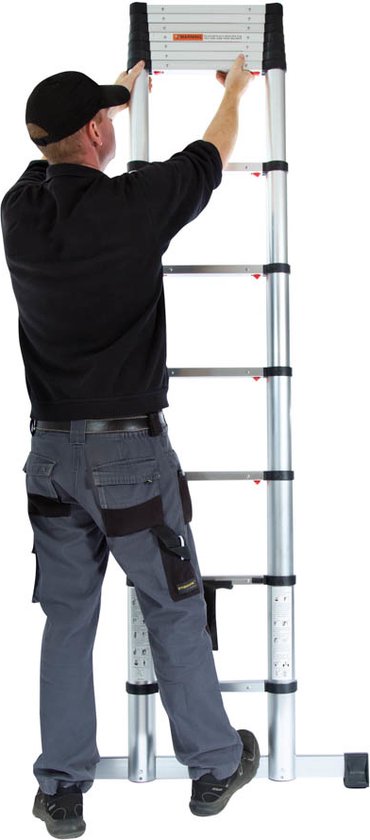 Telescoopladder 3,80 meter met softclose | bol.com