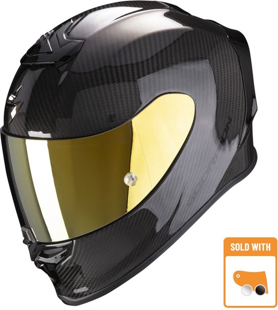 Scorpion Exo-R1 Evo Carbon Air Solid Zwart Integraalhelm XXL | bol