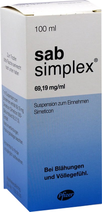 Sab Simplex 100ml - tegen baby krampjes | bol