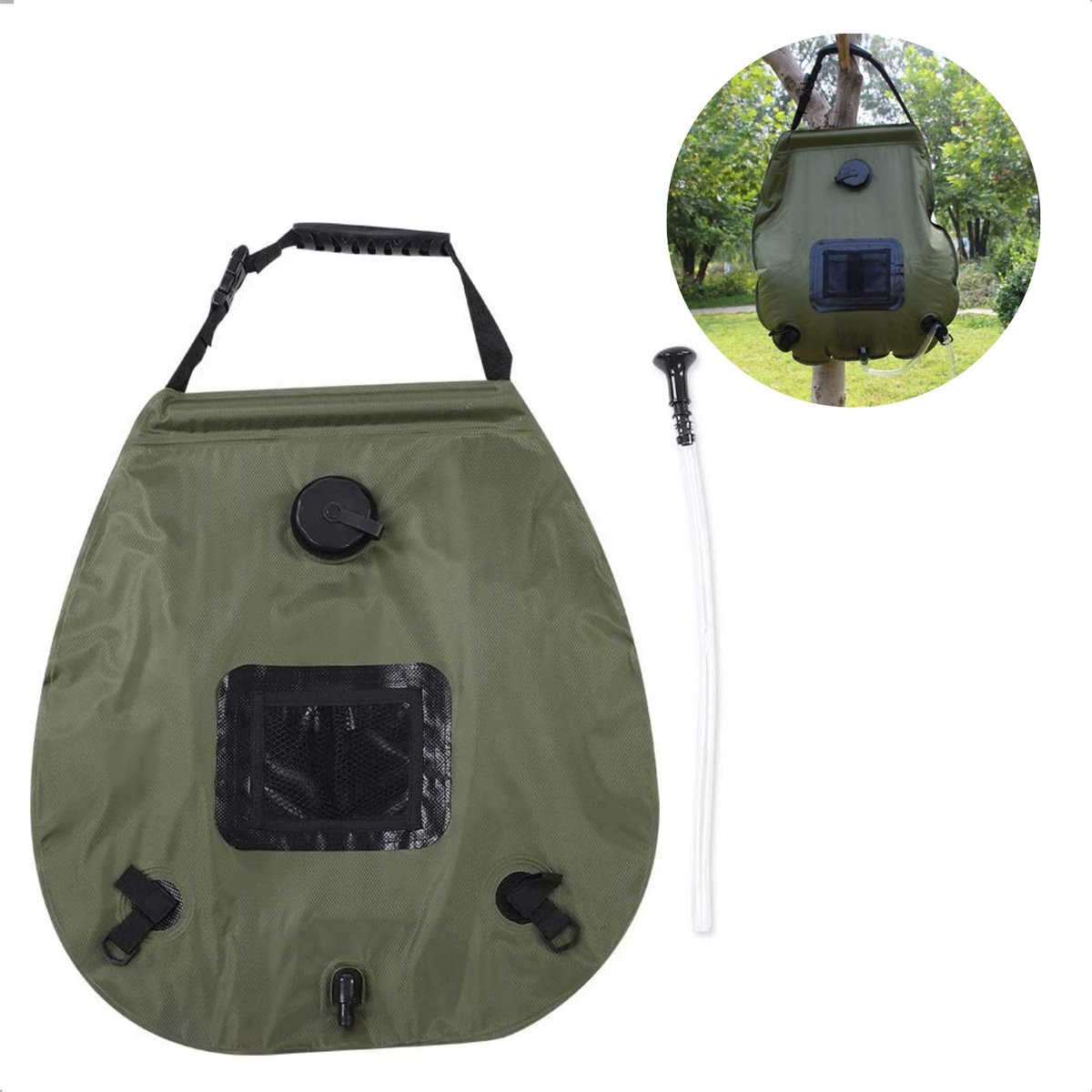 Cheqo® Campingdouche met Thermometer - 20 Liter - Outdoor Douche ...