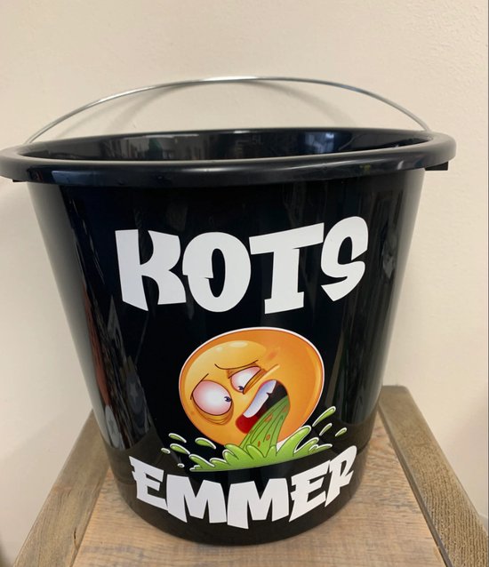 5 Liter kleine Kotsemmer- kots smiley- kots emmer- Fun artikel emmer ...