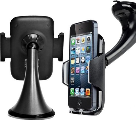 Telefoonhouders auto - met zuignap - Voor raam en dashboard - Mobiel ...