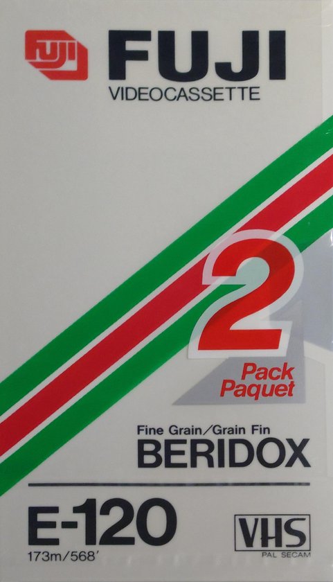 FUJI HQ E-120 VHS Video Cassette 2 Pack | bol