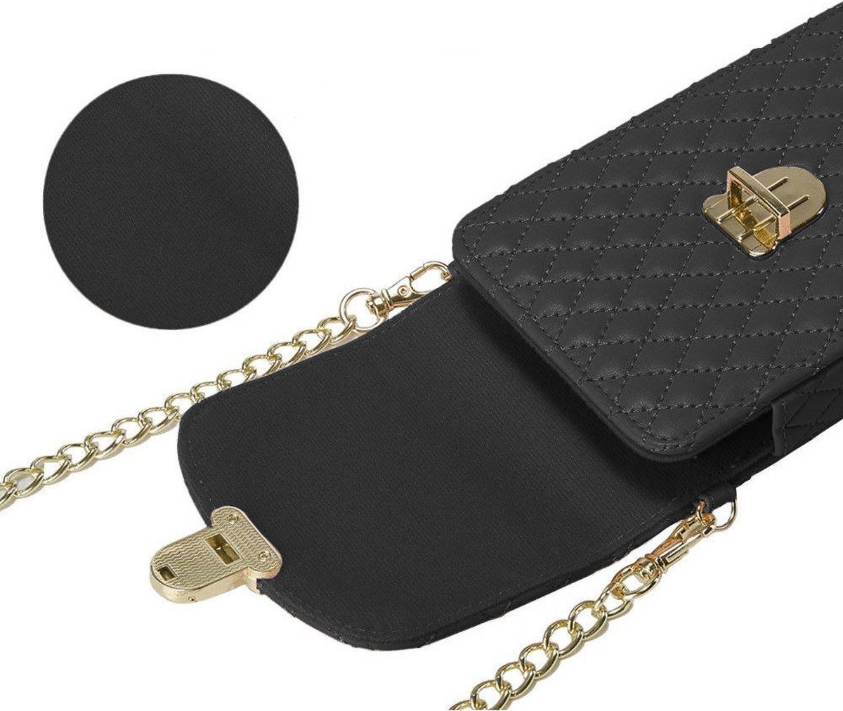 Universeel Crossbody Telefoontasje - Smartphone Schoudertasje - Klein ...