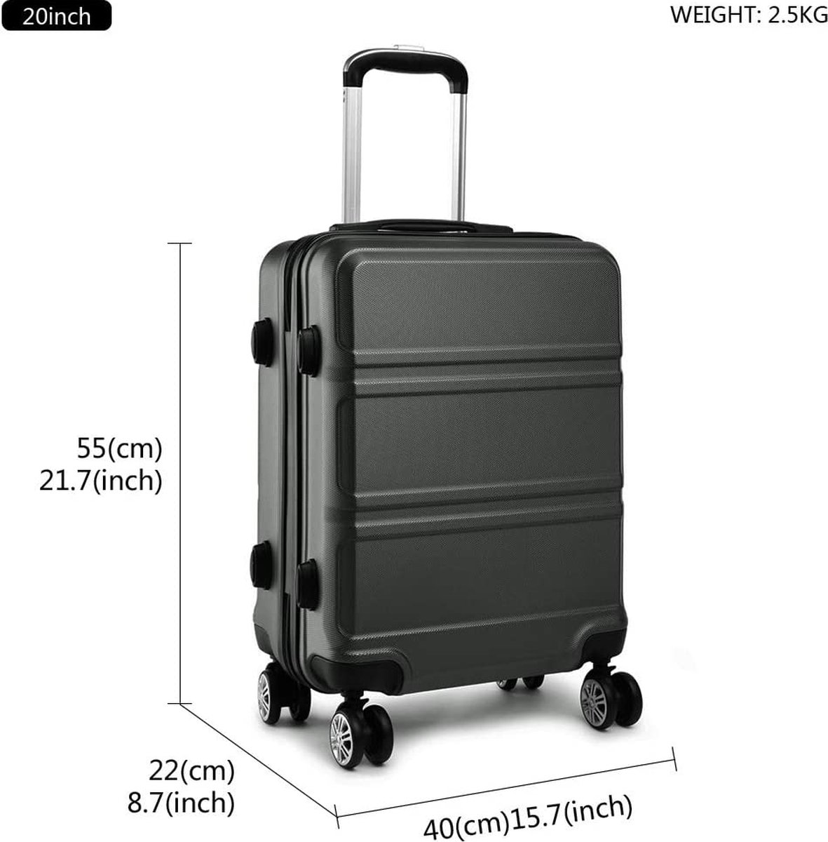 Luxe kofferset – Duurzaam – Premium kwaliteit – Universeel – Reiskoffer ...