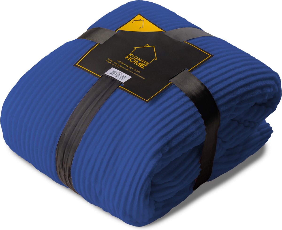 Zydante Home® - Hoody Short - Corduroy Rib - Navy | bol.com