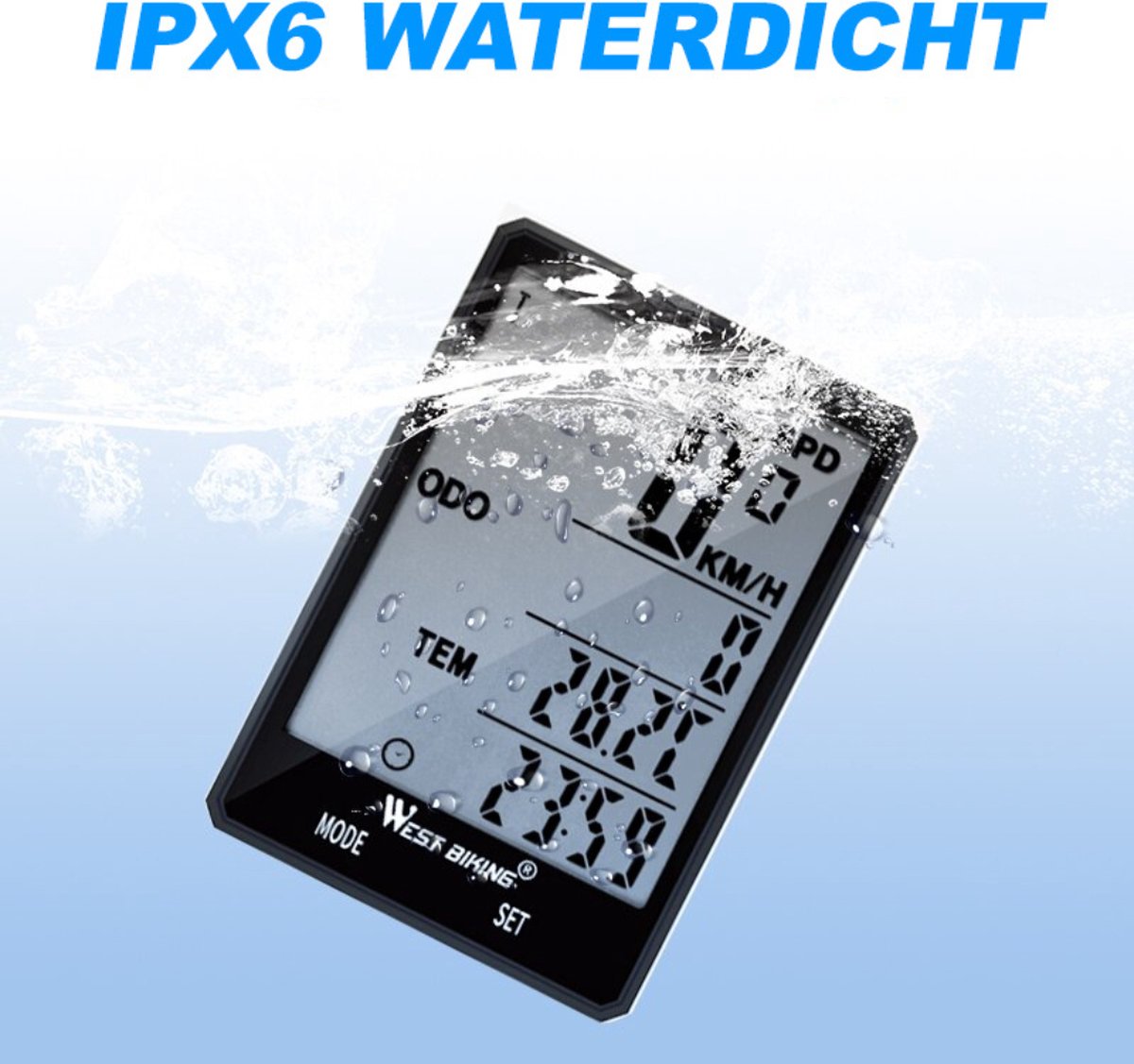 Bolture Kilometerteller Fiets - Fietscomputer - KM Teller Mountainbike ...