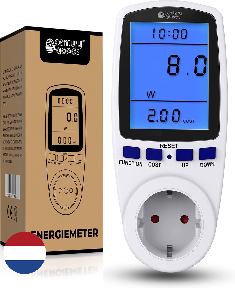 Energiemeter verbruiksmeter NL - Energieverbruiksmeter - Stroommeter - Stopcontact -... | bol