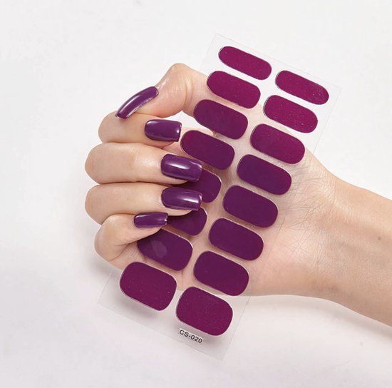 MEWAVE© | Gellak stickers | Paars | Nagels lakken | Gellac | Nagellak ...