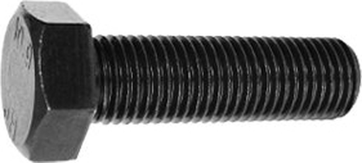 M8 Bout - 8 x 60mm - Klasse 8.8 - Zwart - 10 stuks | bol.com