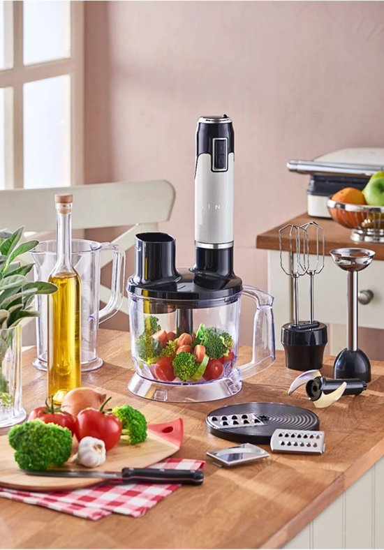 Sinbo - 5-in-1 Premium Staafmixer Set -Blenderset met Foodprocessor ...