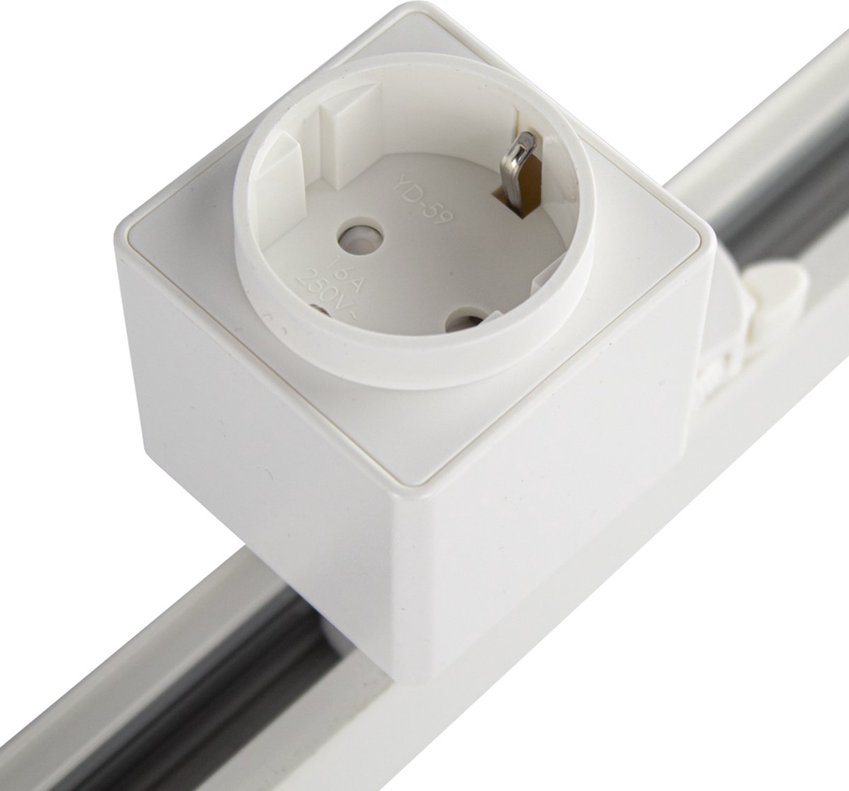 3-Fase Rails | Euro stopcontact | Wit | bol.com