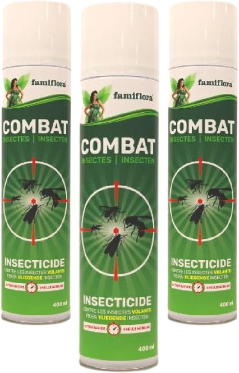 Famiflora Insecticide tegen Vliegende Insecten 1200ML (3 x 400ML ...