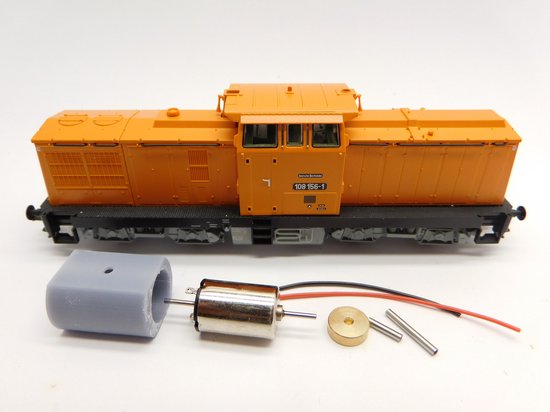micromotor TRC004F motor ombouwset voor Roco DR BR 108, BR 110 | bol