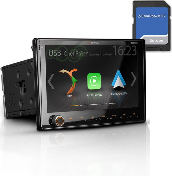 Zenec Z-E3766-MH7 - Navigatie - Pasklare campernavigatie - Fiat Ducato - Carplay -... | bol
