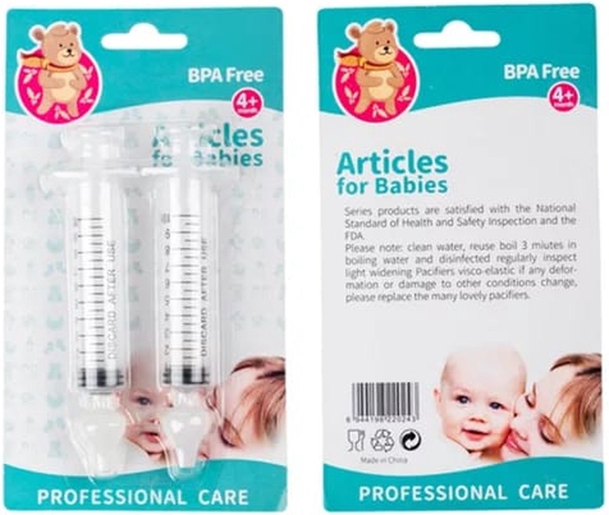 Jinius ® - Neus Reiniger Baby- Neusreiniger - Neuszuiger - Snotzuiger ...