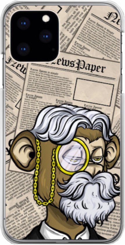 Phonegoat NFT Art iPhone 12 Pro Case Monkey x Professor | bol.com