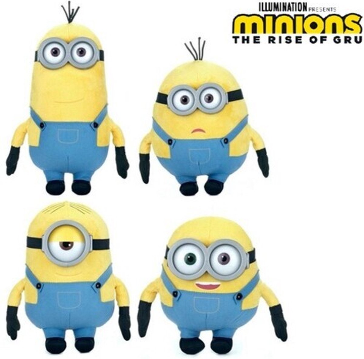 Minions Rise of Gru Pluche Minions Stuart 30 cm - Minions - Despicable ...
