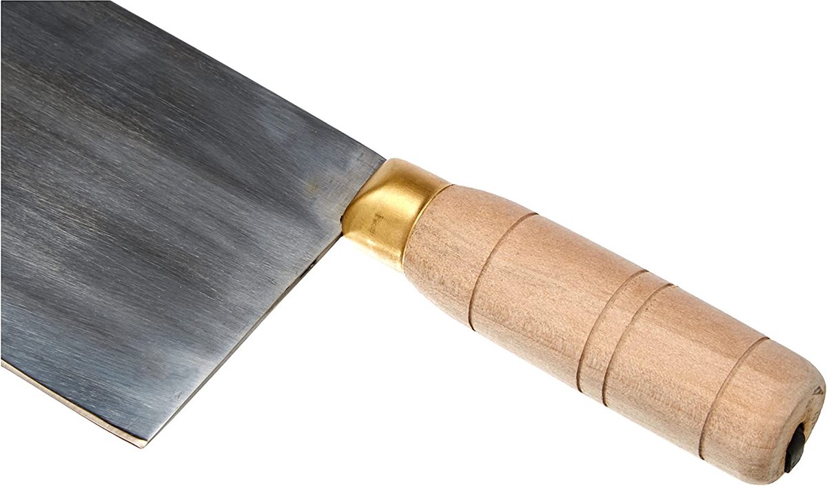 JADE TEMPLE Hakmes met houten handvat, roestvrij staal, 20,5 cm lang ...