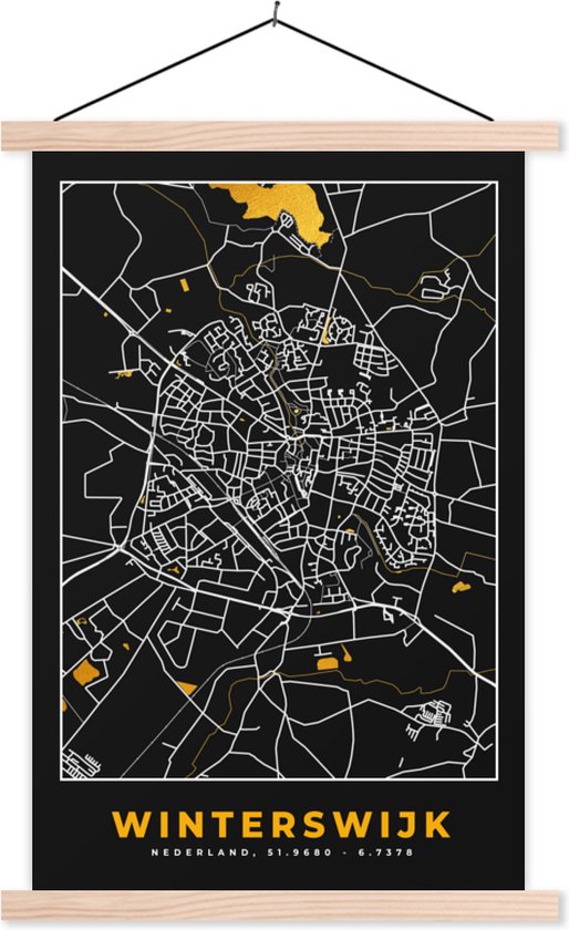 Posterhanger incl. Poster - Schoolplaat - Winterswijk - Plattegrond ...