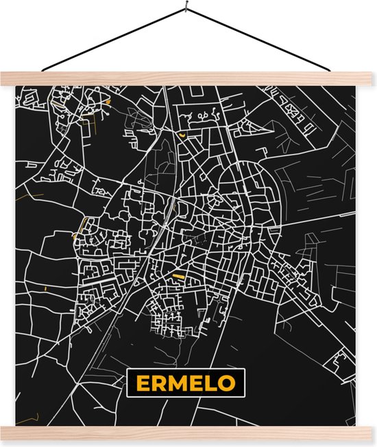 Posterhanger incl. Poster - Schoolplaat - Ermelo - Plattegrond ...