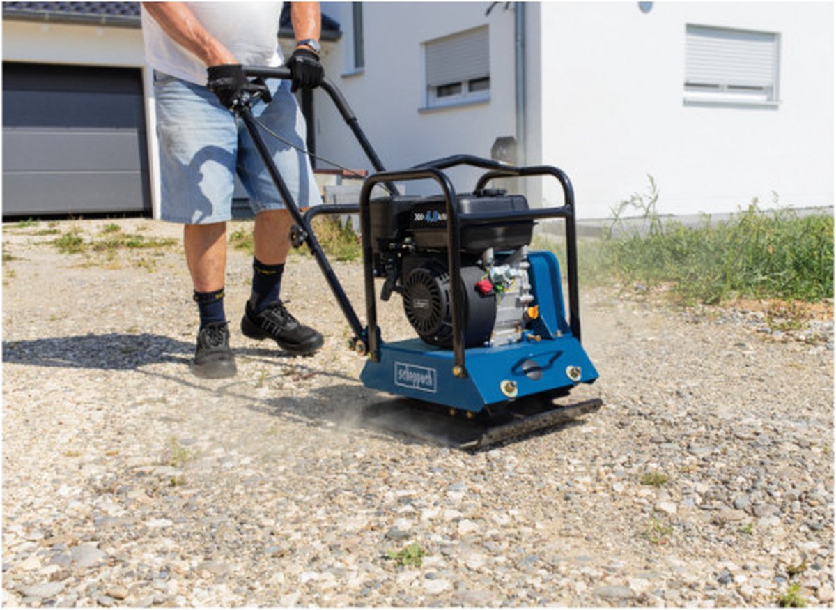 Scheppach HP1200S Trilplaat voor Bestrating | 6,5pk | 15000N | bol