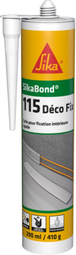 SIKA secondelijm SikaBond-115 Deco Fix - Gebroken wit - 630717 | bol