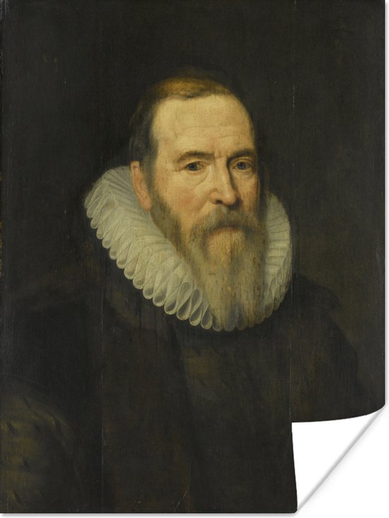 Poster Portret van Johan van Oldenbarnevelt - Schilderij van Michiel ...