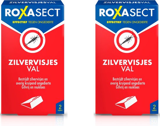 Roxasect Zilvervisjesval - Ongedierteval - Bestrijden van Zilvervisjes ...