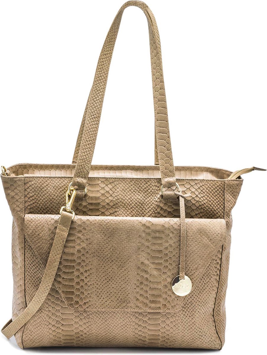 MŌSZ Dames Laptoptas / Werktas / Laptoptas / Schoudertas - Leer ...
