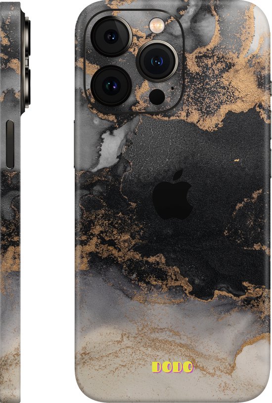 DODO Covers - iPhone 12 Pro - Dark Marble - Sticker - Skin | bol.com