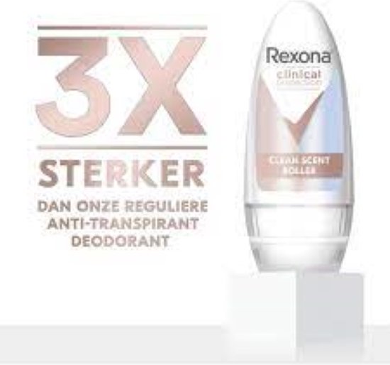 Rexona Maximum Protection - Deodorant - Roller - Clean Scent - 50ml x 6 ...
